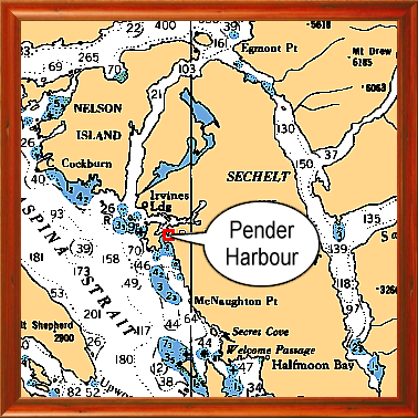 Nautical Miles From/To Pender Harbour