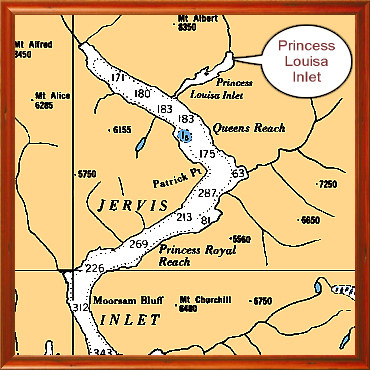 Nautical Miles From/To Princess Louisa Inlet